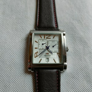 Orient Square Watch Vintage Orient Watch Automatic Watch | Etsy