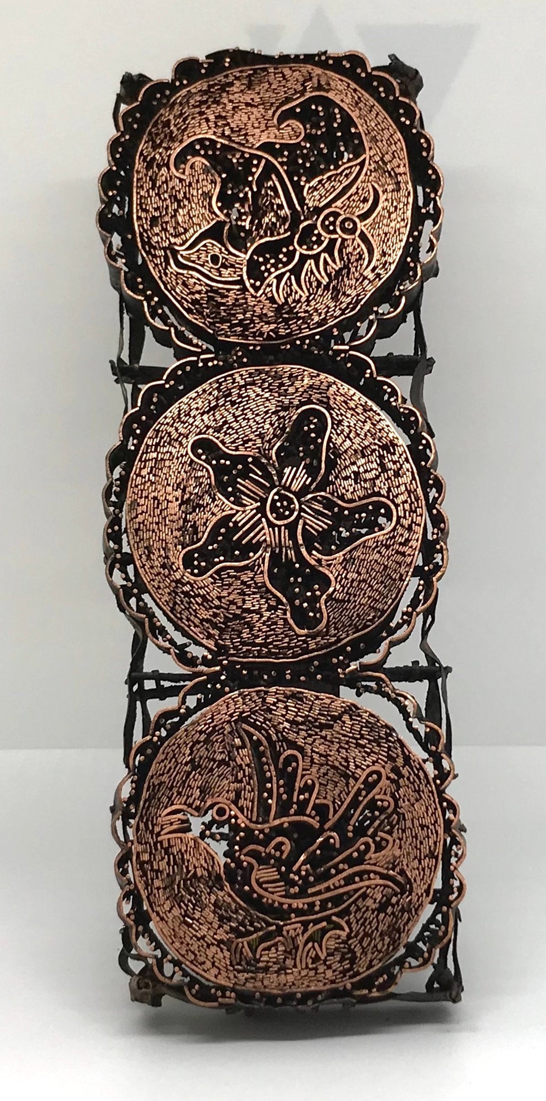 Indonesian Batik Stamp the Triple Stamp - Etsy