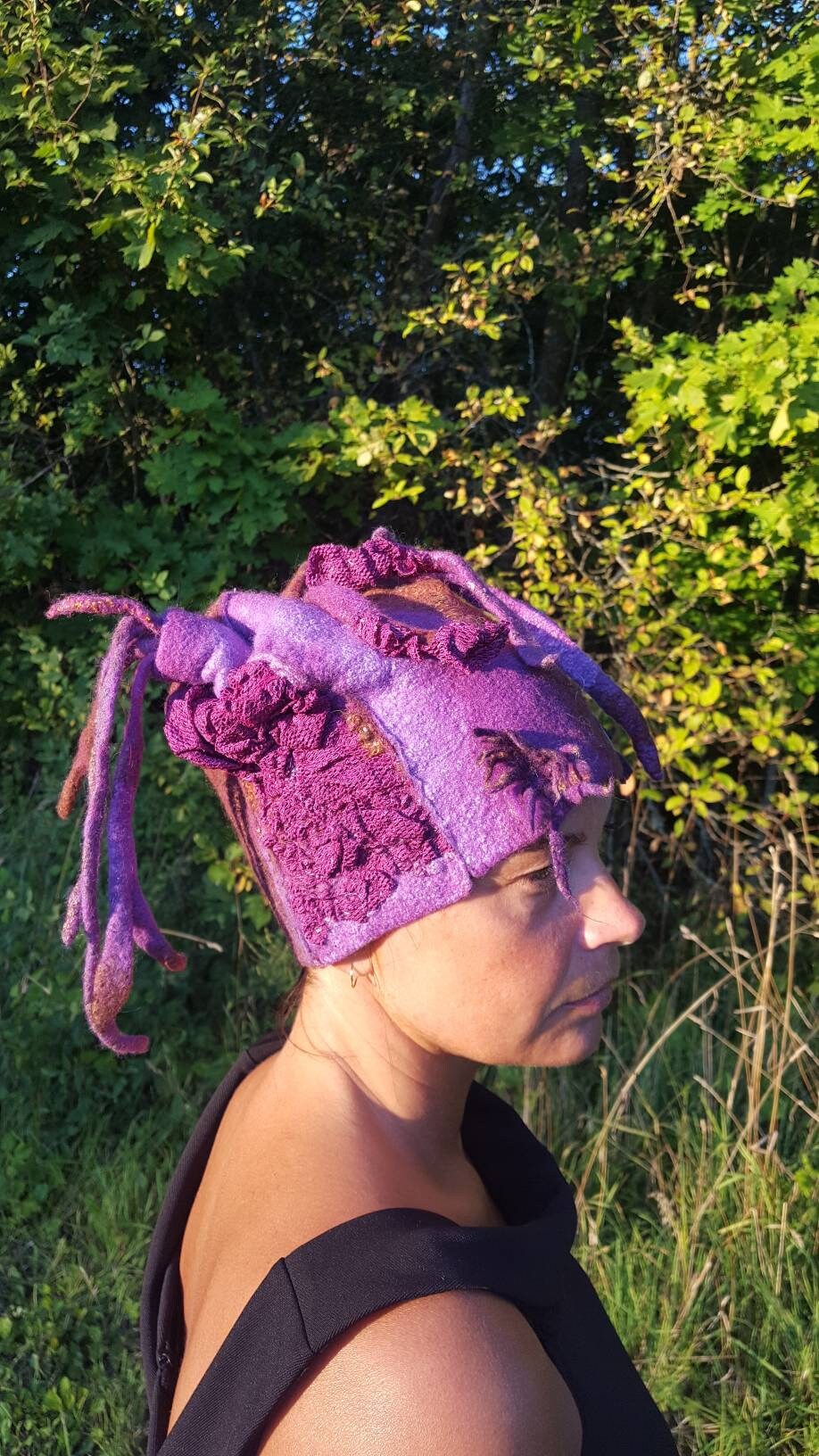 Felfed Fantasy Hat. Fairy Tale Headwear. Winter Hat Women. - Etsy
