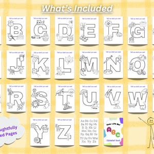 ABC Color With Me! Kids Alphabet Book Printable Coloring Pages ...
