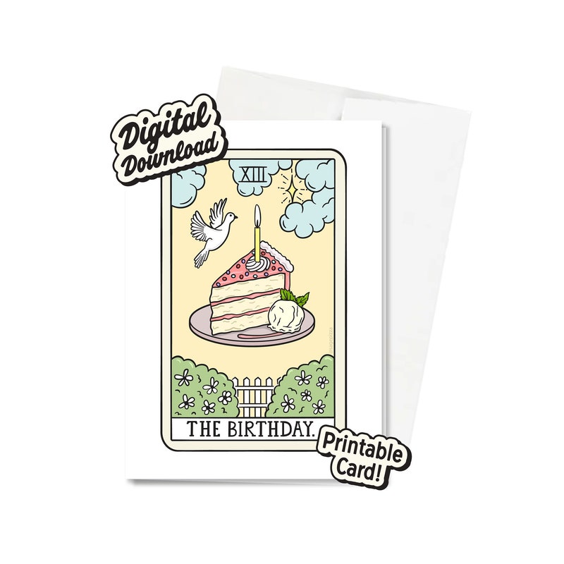 Tarot Birthday Card - Etsy
