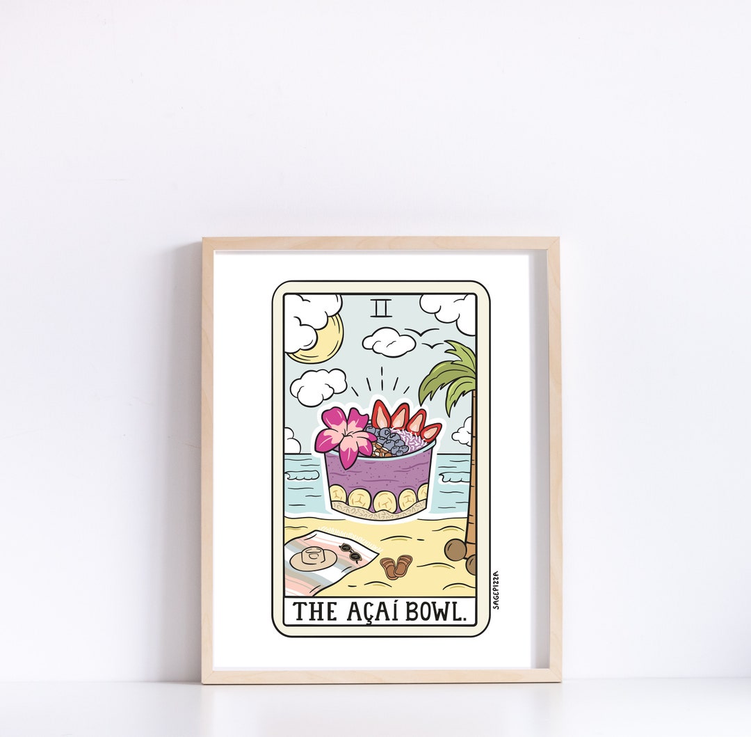 Acai Bowl Print 8x10 Print Acai Cute Art - Etsy