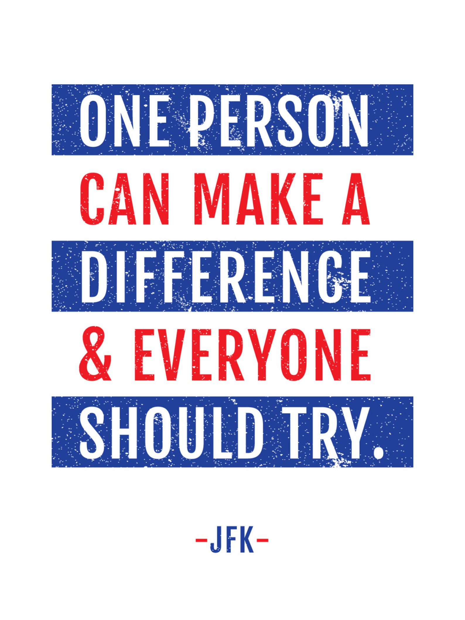 JFK Quote Print America Quote Poster Gift for Him USA John | Etsy