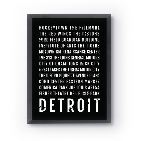Detroit Art - Etsy