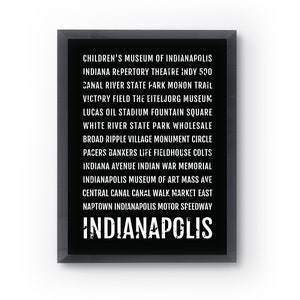 Indianapolis Print Indianapolis Subway Sign Poster Indiana | Etsy