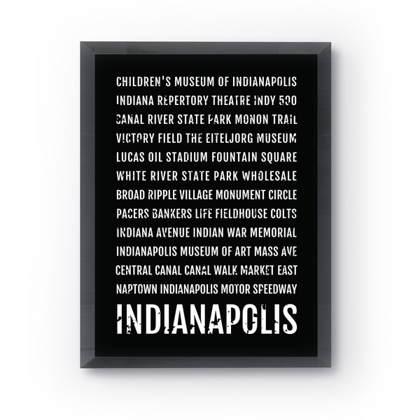 Indianapolis Art - Etsy