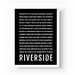 Riverside Print Riverside Subway Sign Poster California Wall - Etsy
