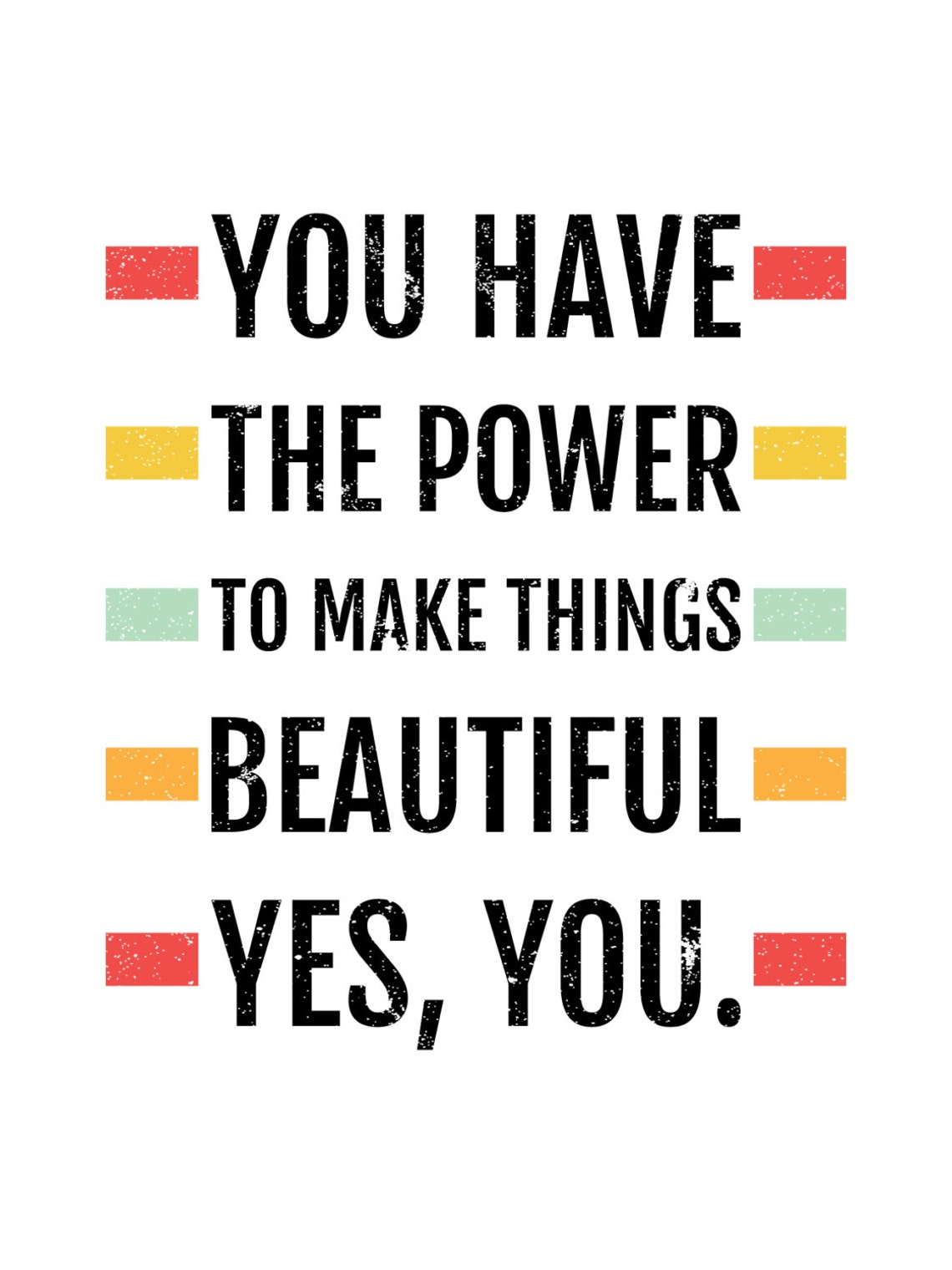 Beauty Quote Print Beautiful Quote Poster Gift for Her - Etsy