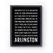Arlington Print Arlington Subway Sign Poster Texas Wall Art - Etsy