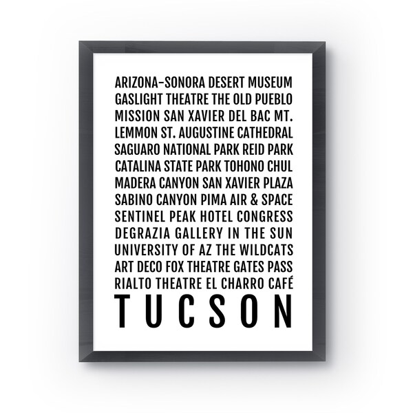 Tucson Print - Etsy
