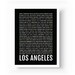 Los Angeles Print LA California Subway Sign Poster LA Wall - Etsy