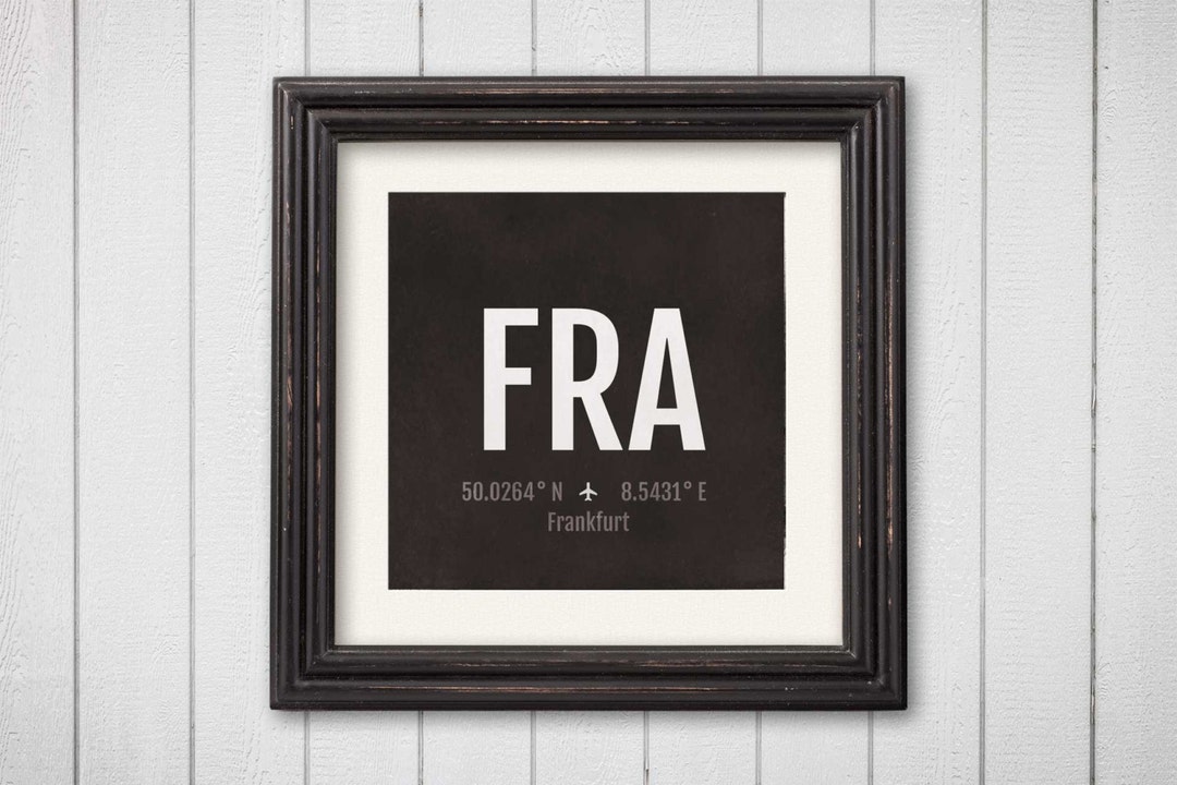 Frankfurt Airport Code Print FRA Aviation Art Germany Etsy frankfurt-airport-code-print-fra-aviation-art-germany-etsy