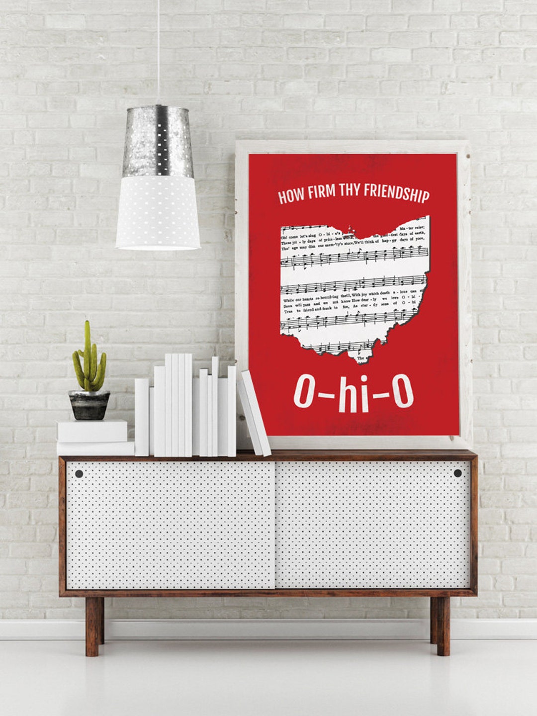 Ohio State Print Map, Unique Ohio Poster, College Graduation Gift ...