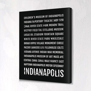 Indianapolis Print, Indianapolis Subway Sign Poster, Indiana Wall Art ...