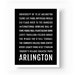 Arlington Print Arlington Subway Sign Poster Texas Wall Art - Etsy