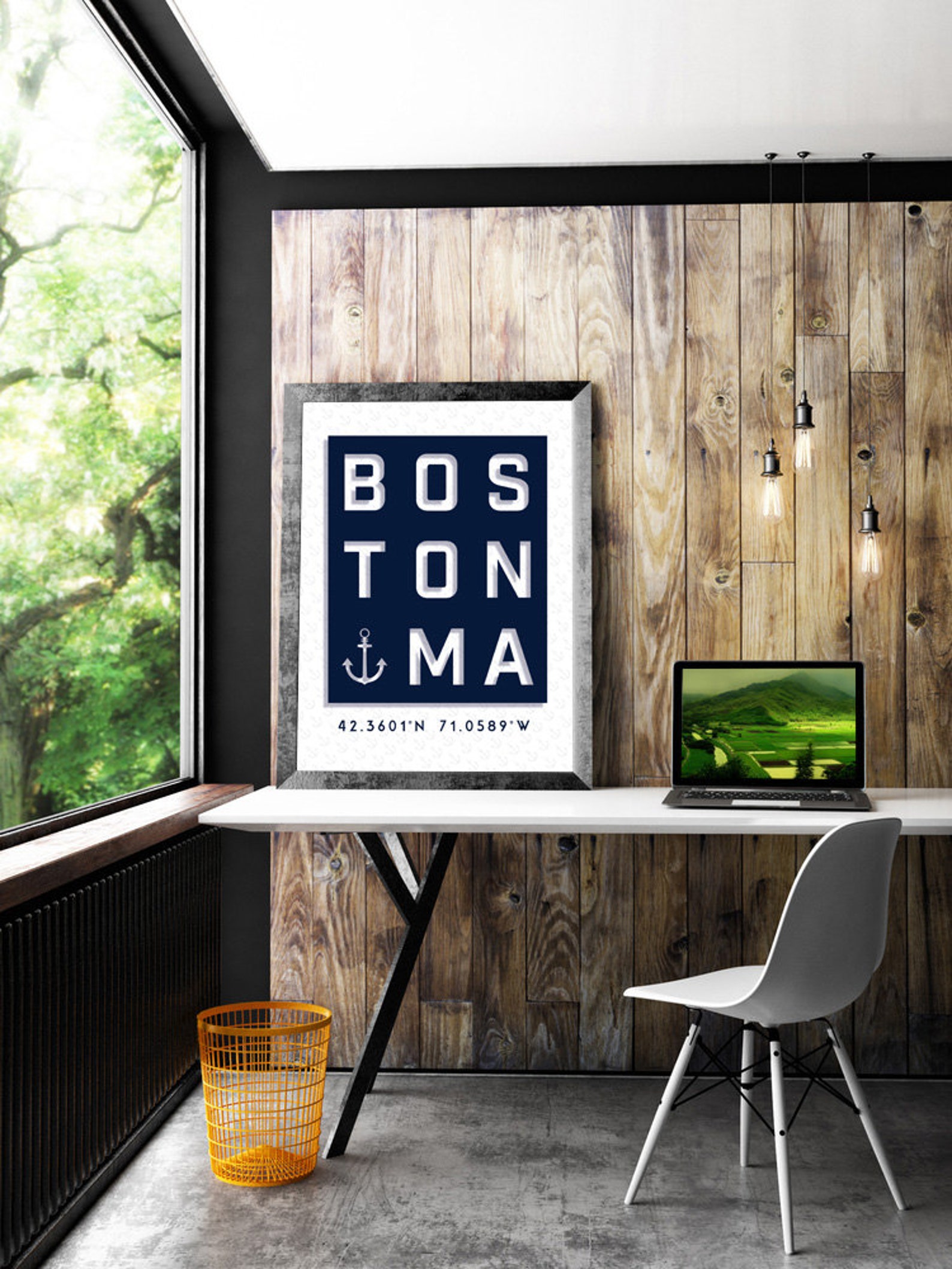 Boston Typography Print Boston Poster Boston Art - Etsy
