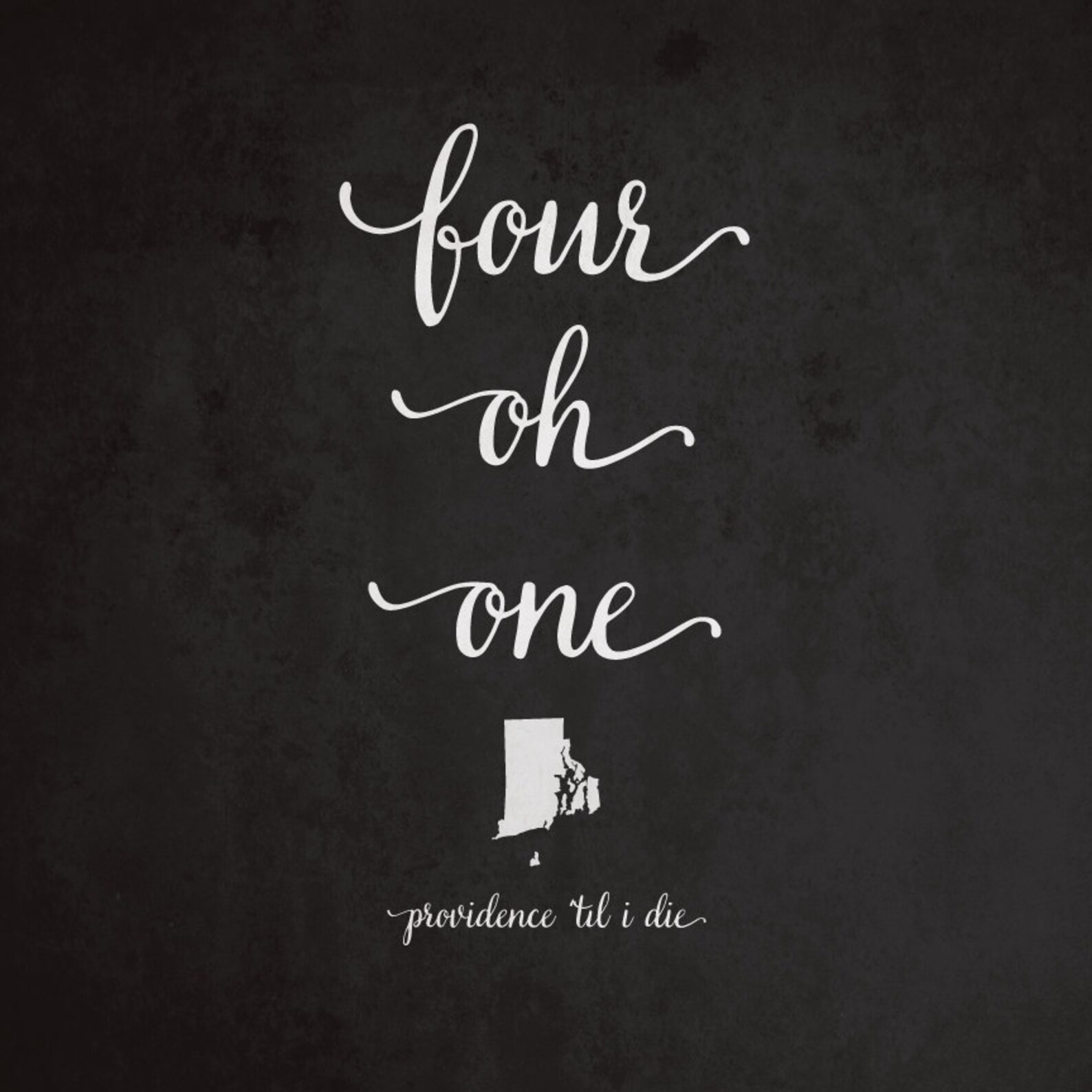 Providence 401 Area Code Print Rhode Island Typography Poster | Etsy