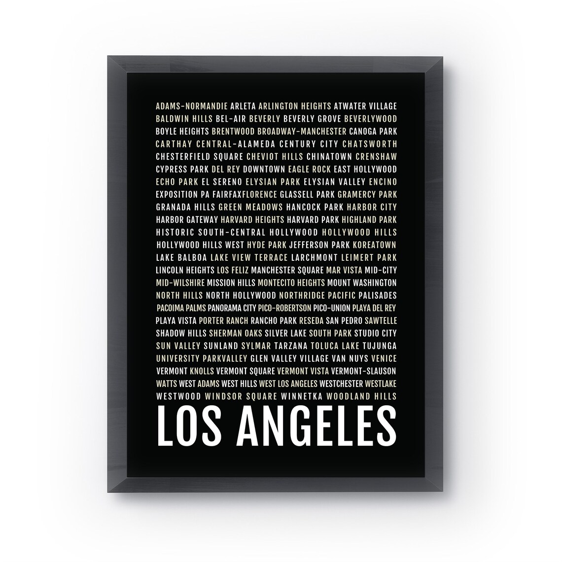 Los Angeles Print LA California Subway Sign Poster LA Wall | Etsy