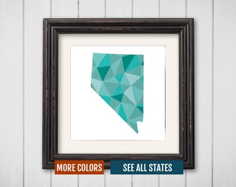 Geology Map of Nevada Print Poster - Etsy