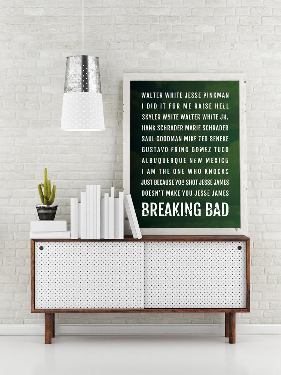 Breaking Bad Print Walter White Poster, Boyfriend Gift, Husband Gift ...