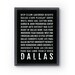 Dallas Print Dallas Subway Sign Poster Texas Wall Art - Etsy