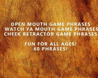 Cheek Retractor Game - Etsy