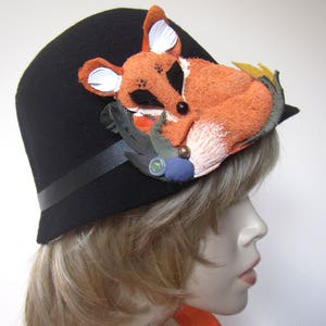 Fox Brooch Leather, Red Fox Brooch, Orage Fox Brooch Leather, Mother's ...