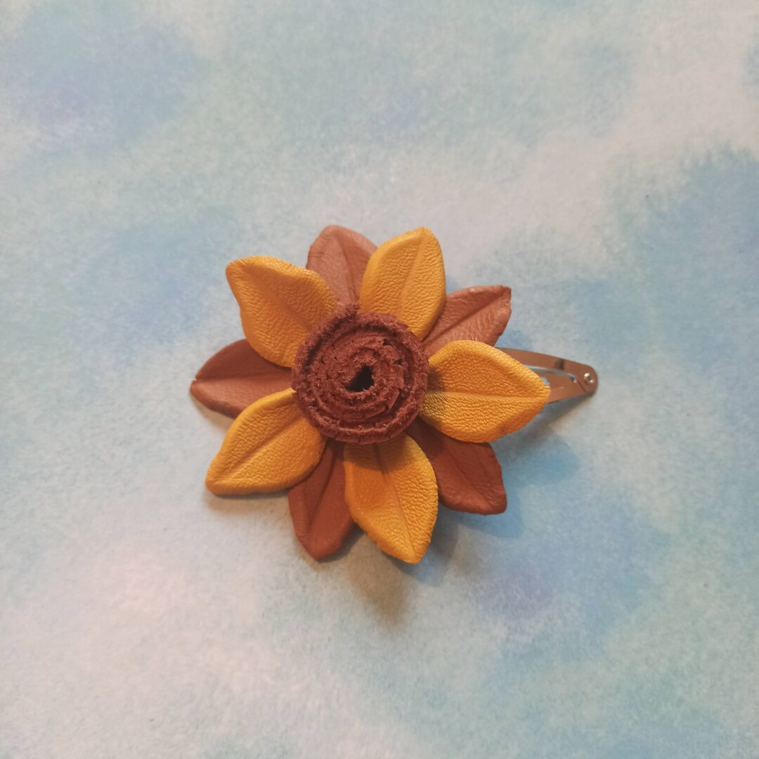 Autumn Hair Clip Daffodil, Daffodil Hair Accessories, Girl's Autumn ...