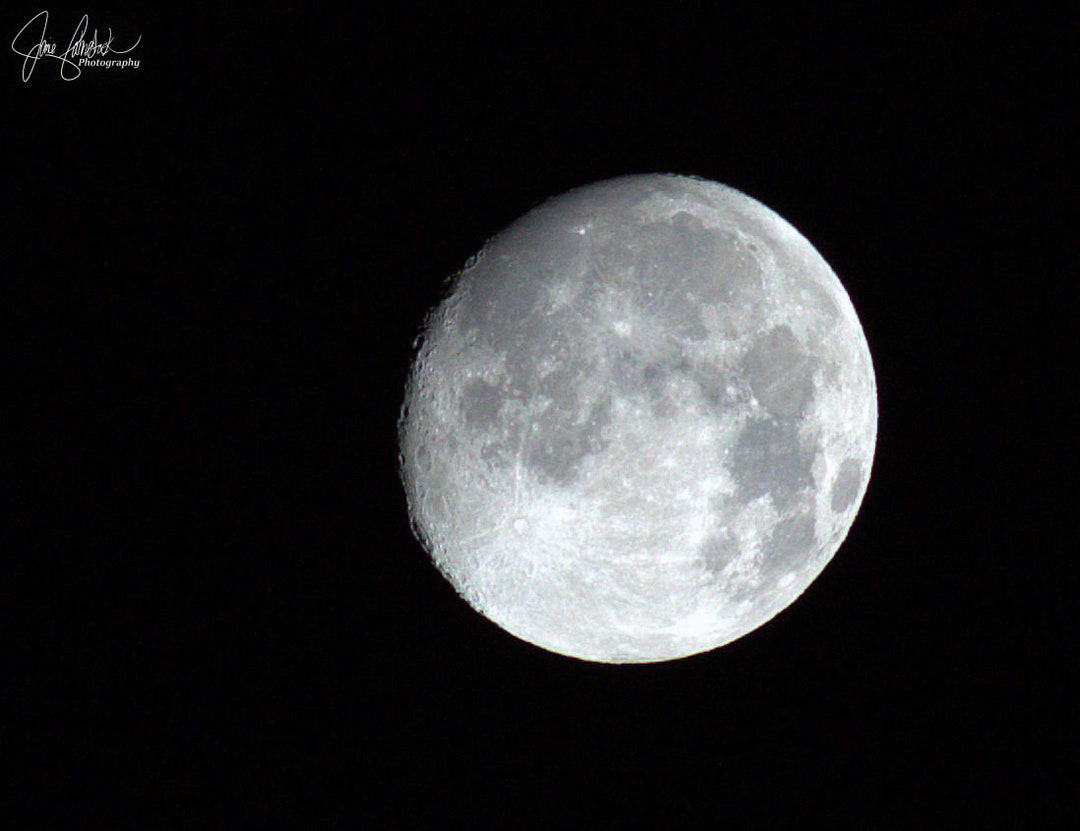 Moon Photography Print: Night Sky Wall Art - Etsy