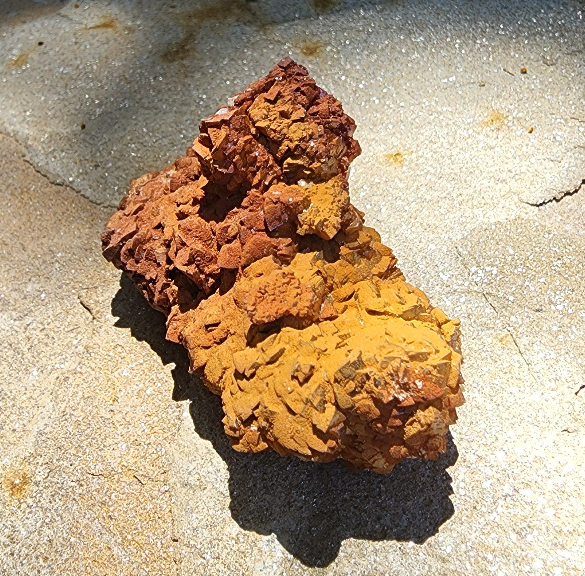 Siderite, Quartz, El Hammam Mine (El Hamman Mine), Khemisset Prov ...