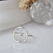 Peace Sign Stacking Ring, Peace Ring, Statement Ring, Gift for Her - Etsy