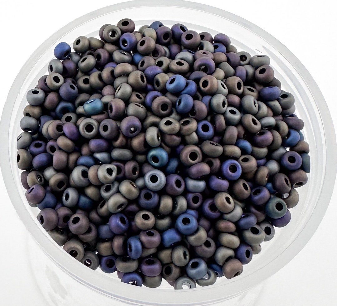 20g 8/0 (311-11-001) Preciosa Ornela Seed Beads Purple Iris Matte ...