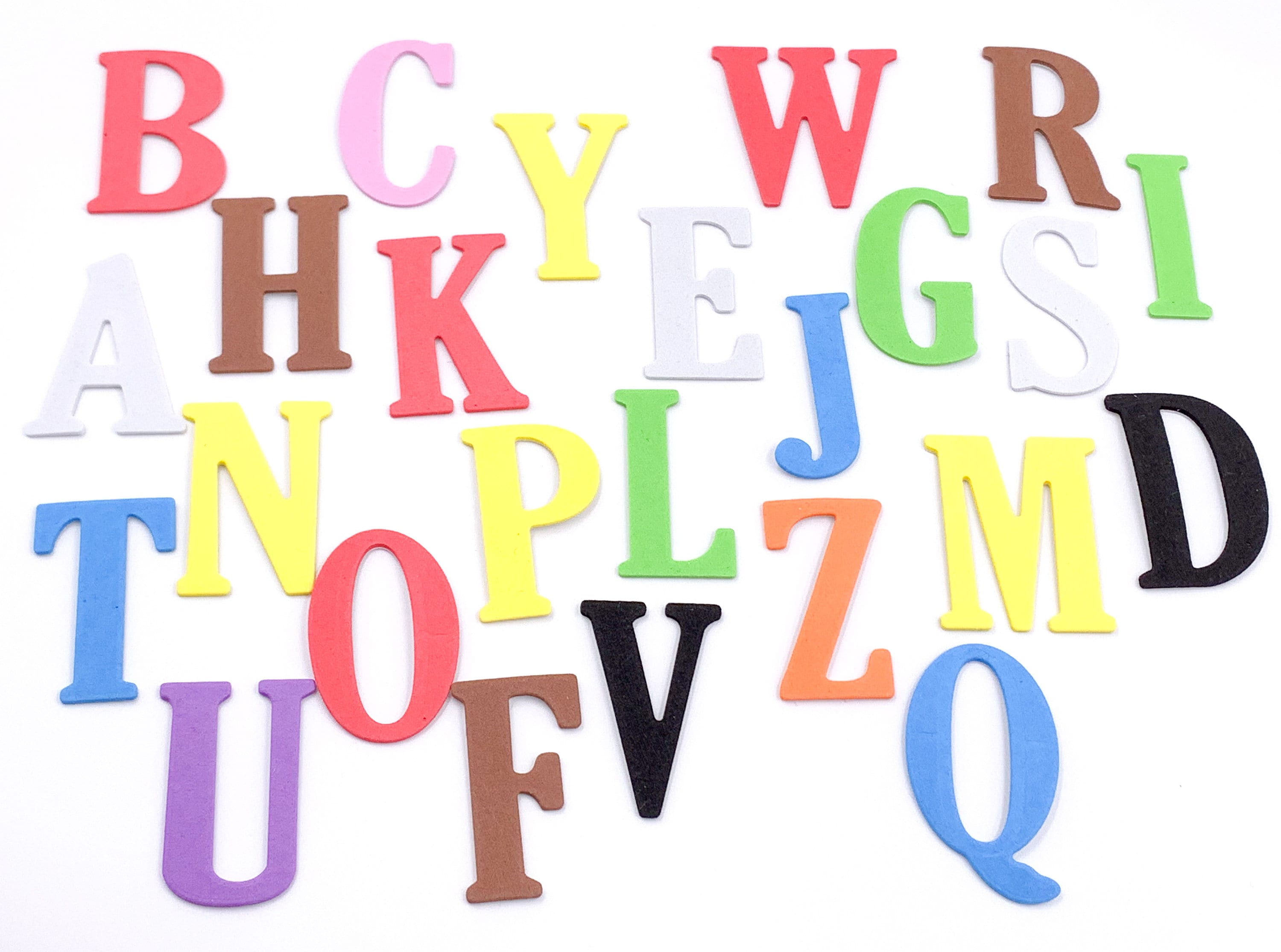 Foam Sticker Alphabet Die Cut Letters 5cm Self-adhesive Foam - Etsy