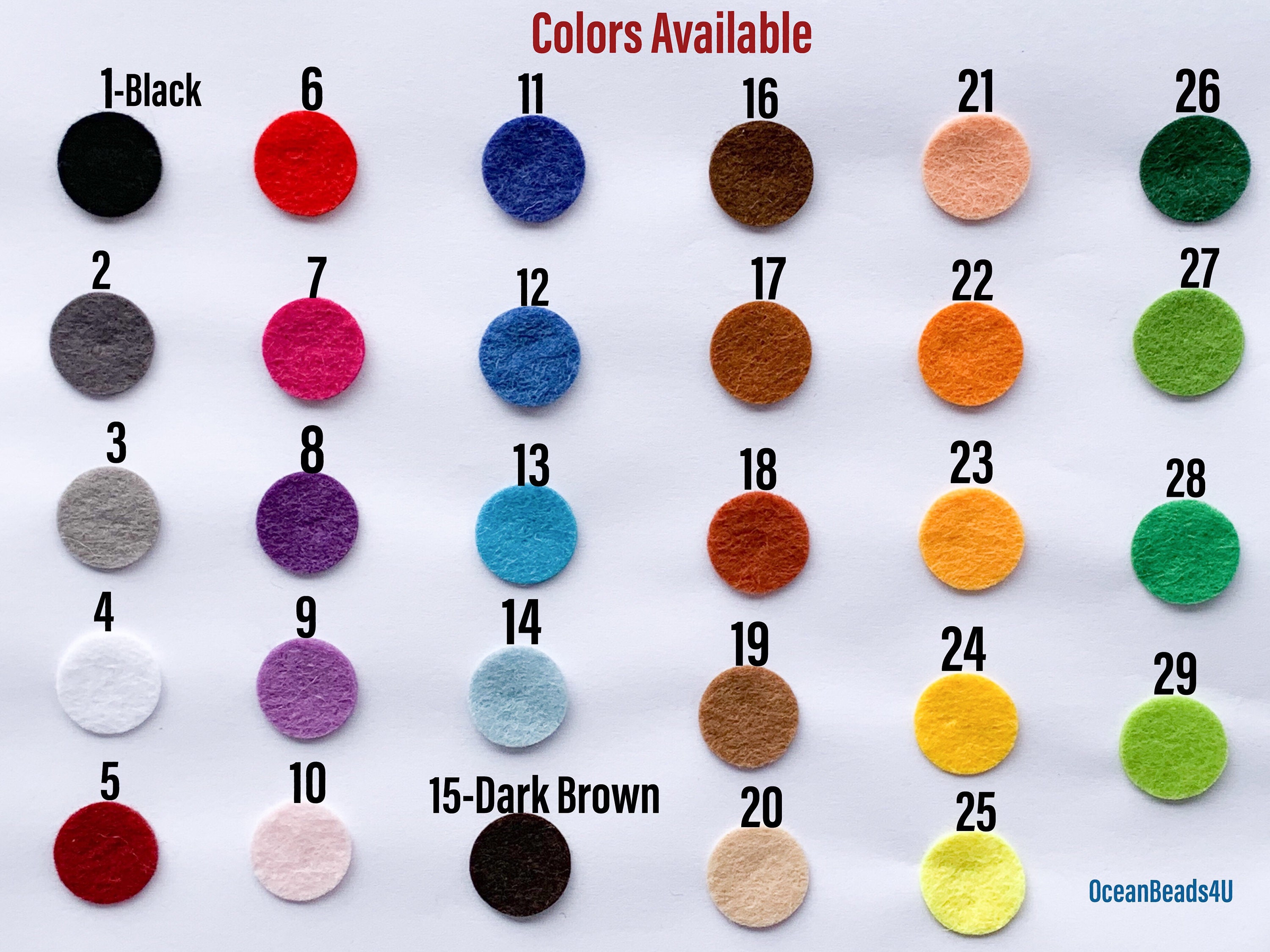 100 Felt Circles color/size free choice Felt Die Cuts | Etsy