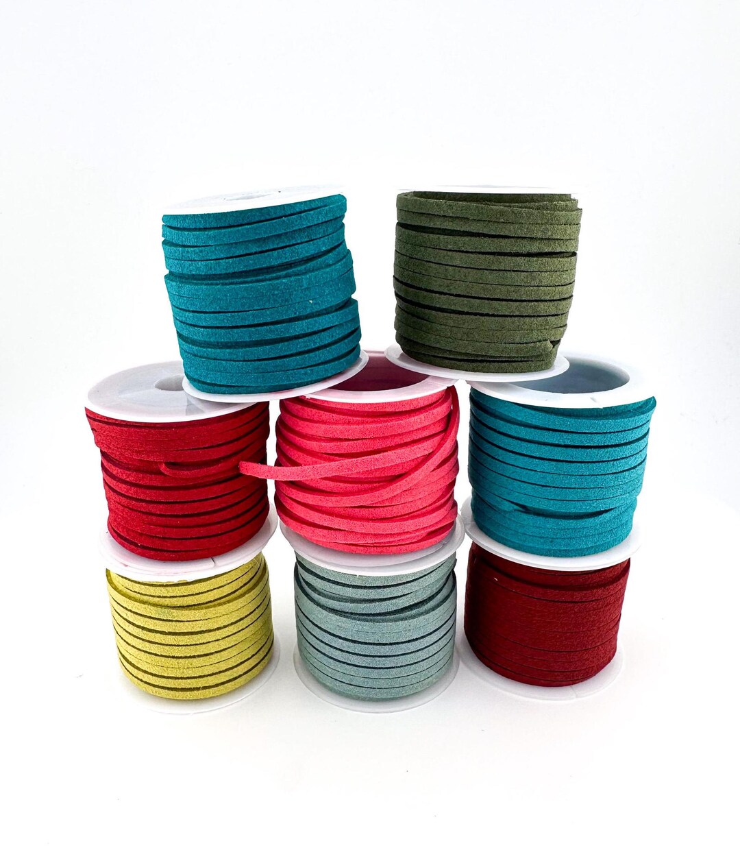 3mm Faux Leather Suede Cord (choose Color) II, Imitation Leather Ribbon ...