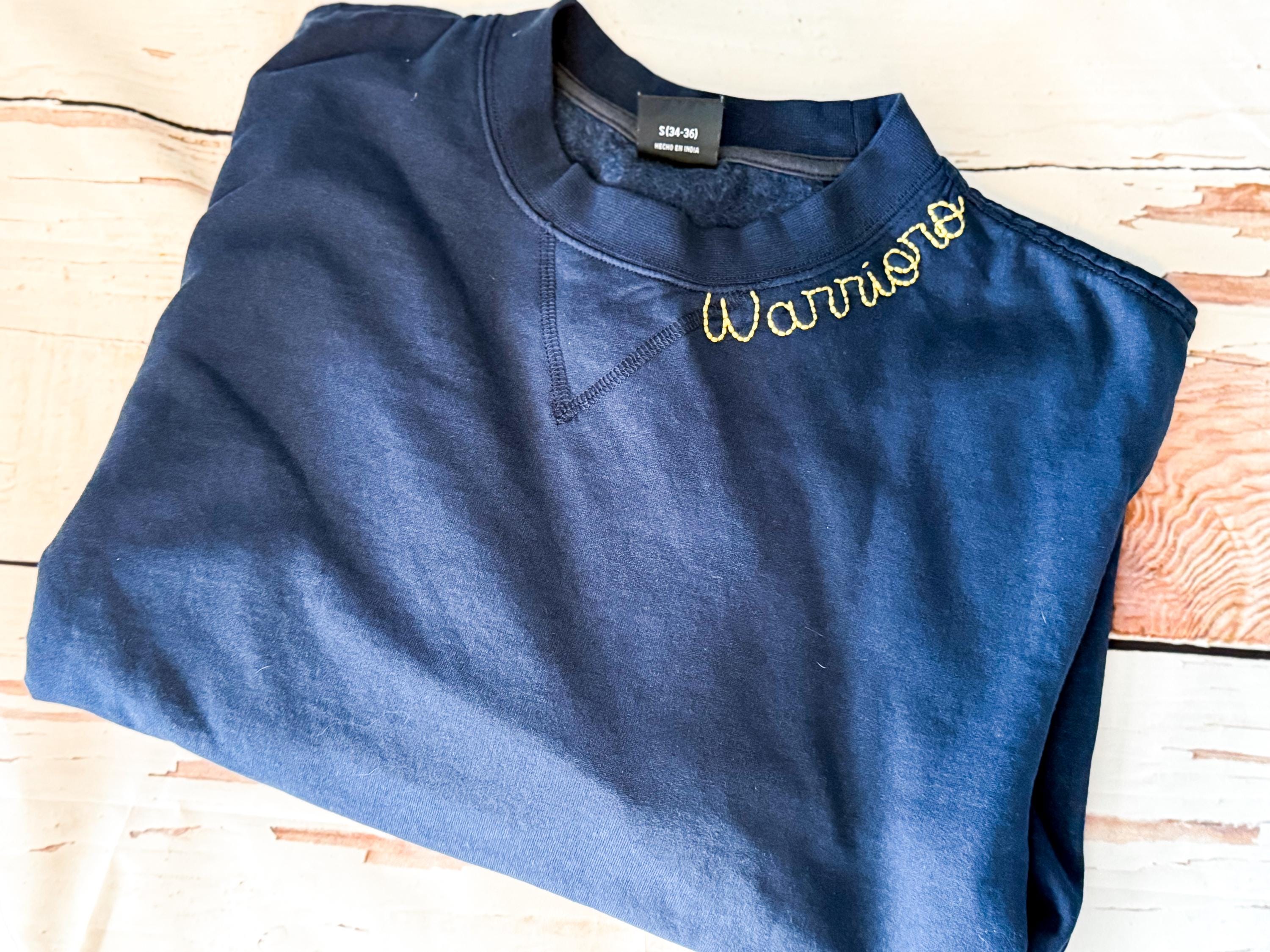 Custom Hand-embroidered Sports Team Sweatshirt – Personalized Name ...