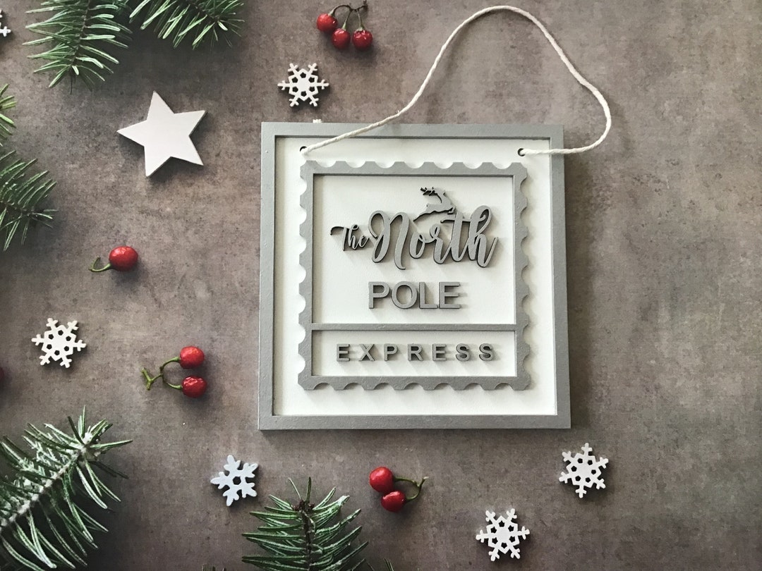 North Pole Express Sign - Etsy UK