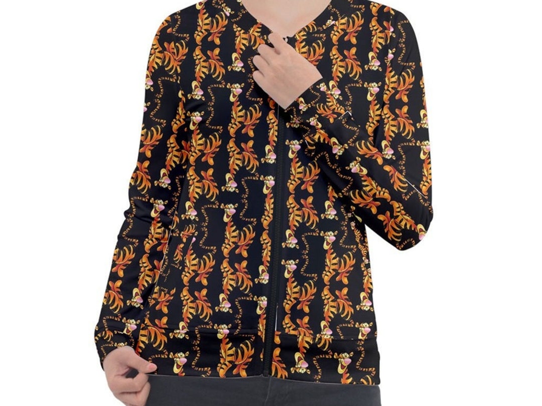 Tigger Jacket Tigger Zip-up Jacket Disney Cats Jacket Nurse Jacket ...