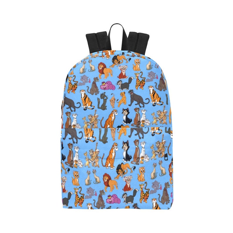 Disney Cats Backpack Disney Cats Book Bag Cats Backpack - Etsy