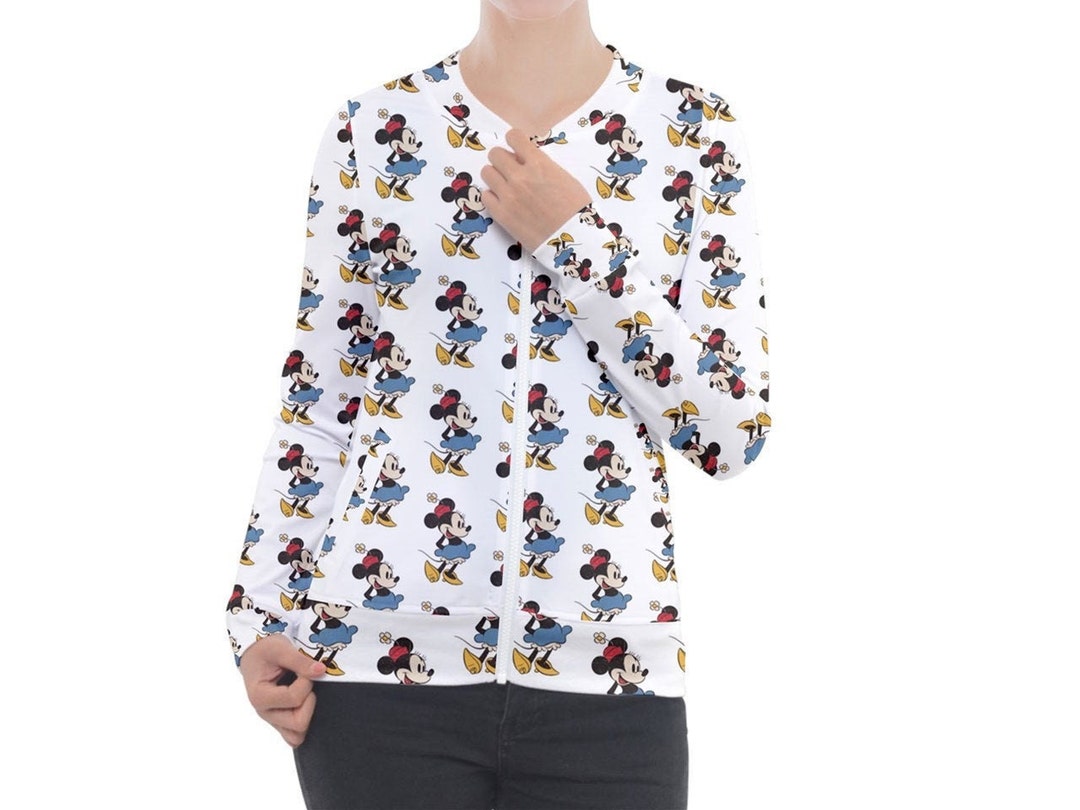 Minnie Mouse Light Jacket Minnie Mouse Zip-up Jacket Minnie Mouse ...