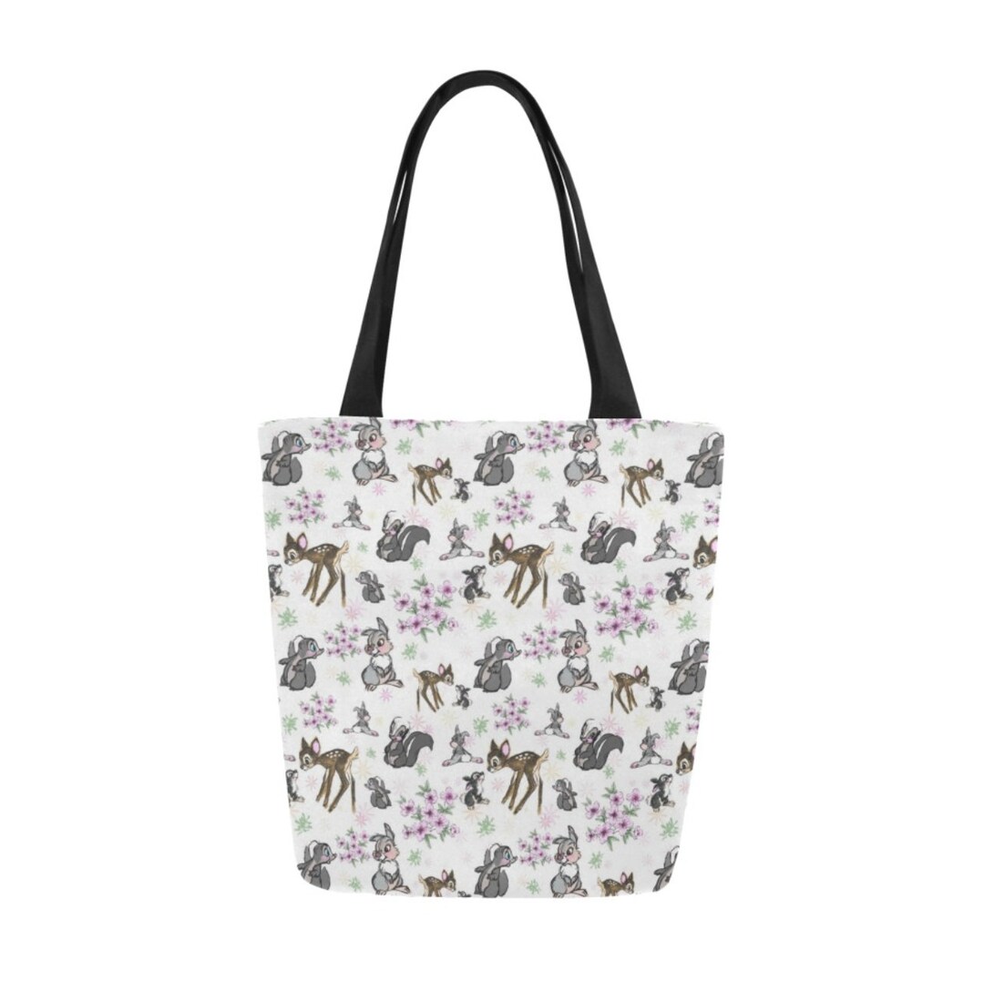 Bambi Canvas Tote Bag | Bambi Tote | Bambi Bag | Bambi Purse | Disney ...