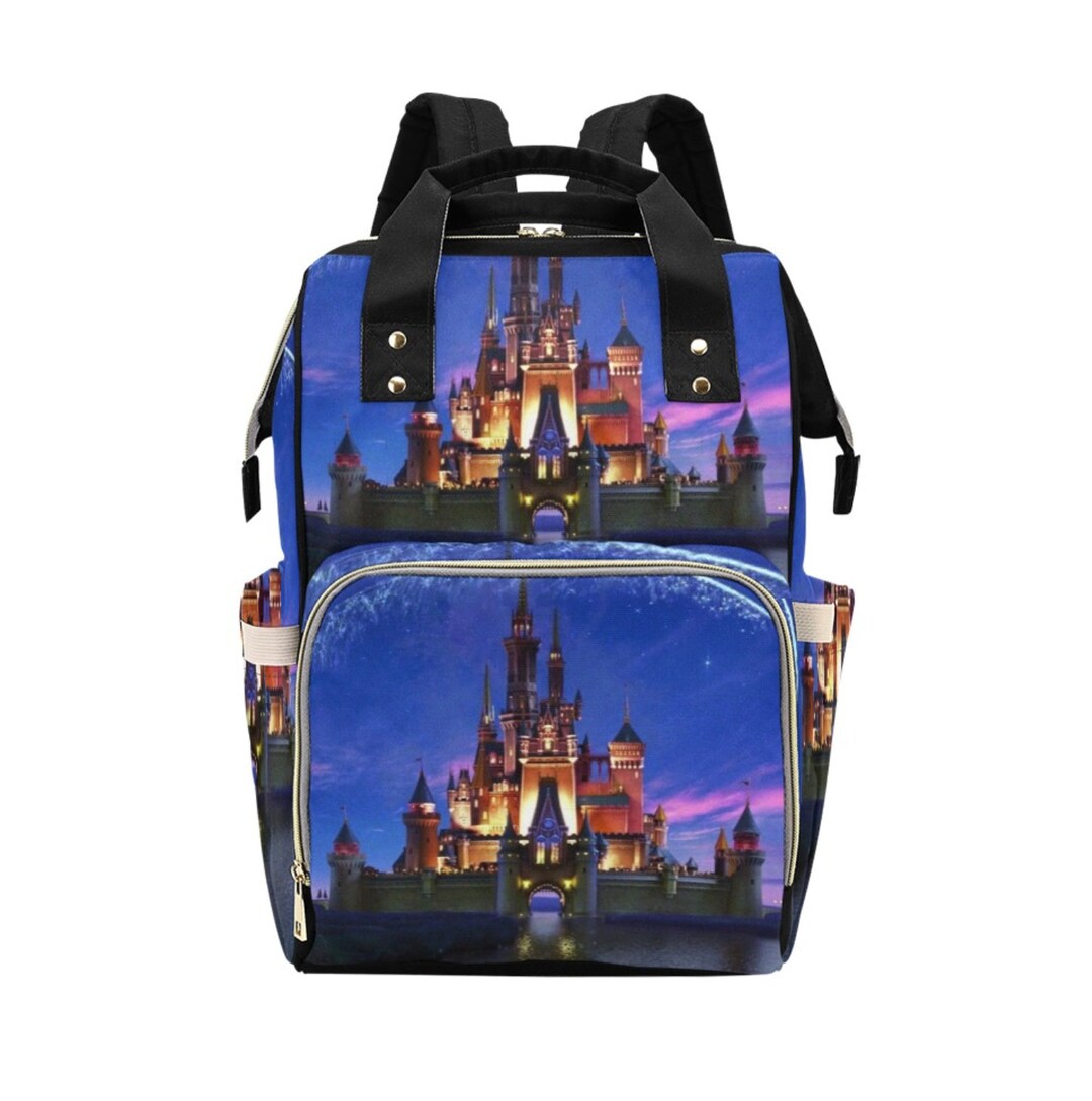 Disney Castle Diaper Bag Backpack | Castle Backpack | Disney Diaper Bag ...