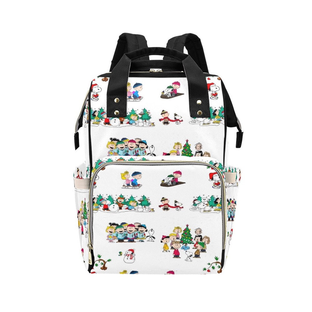 Christmas Diaper Bag Backpack Happy Holiday Backpack Christmas Chuck ...