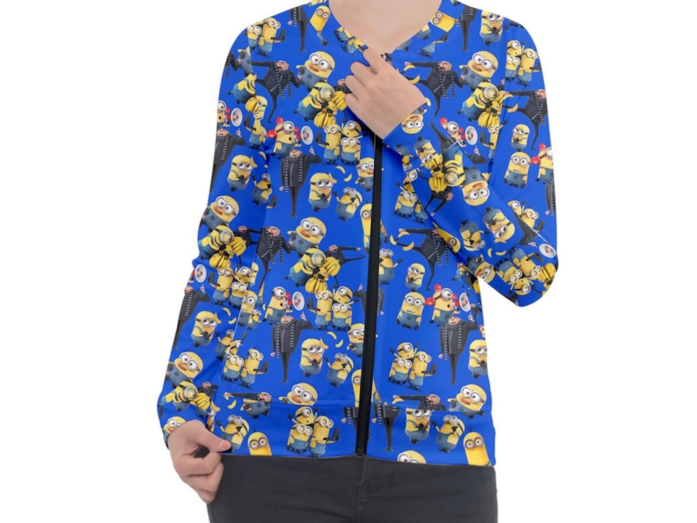 Despicable Me Jacket Minions Zip-up Jacket Minions Scrub - Etsy