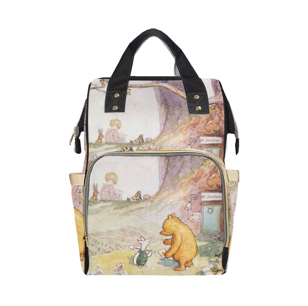 Classic Pooh Diaper Bag Backpack Pooh Bear Backpack Disney Diaper Bag ...