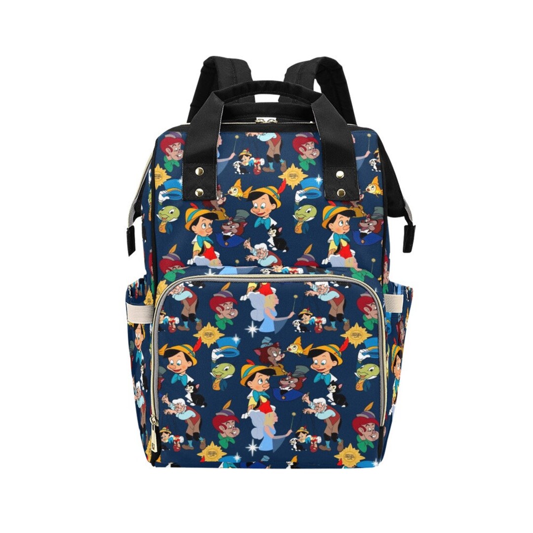 Pinocchio Diaper Bag Backpack | Pinocchio Backpack | Disney Diaper Bag ...