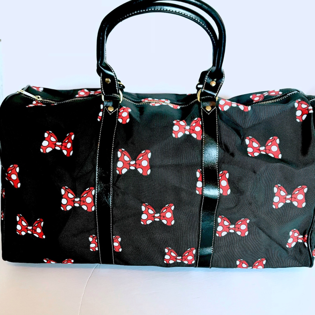 Minnie Mouse Bow Travel Bag | Minnie Mouse Duffel Bag | Disney Travel ...