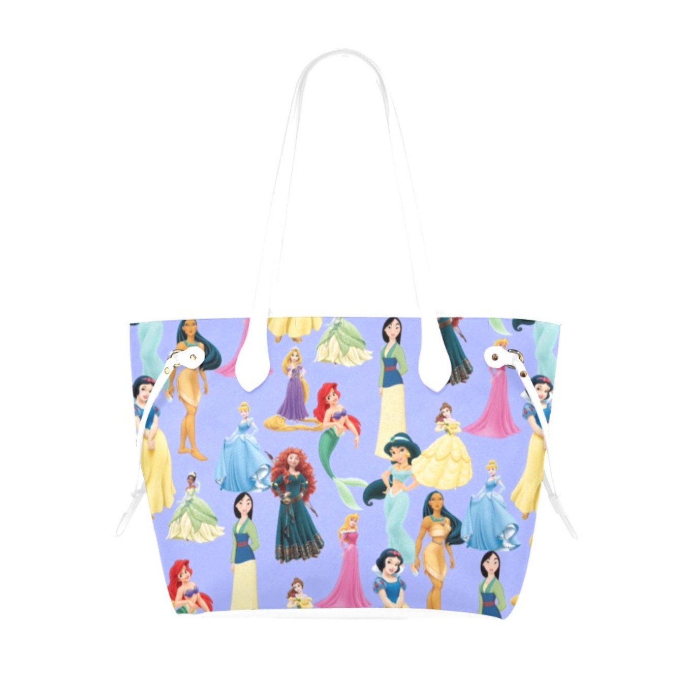 Disney Princess Canvas Tote Purse Princess Tote Bag - Etsy UK