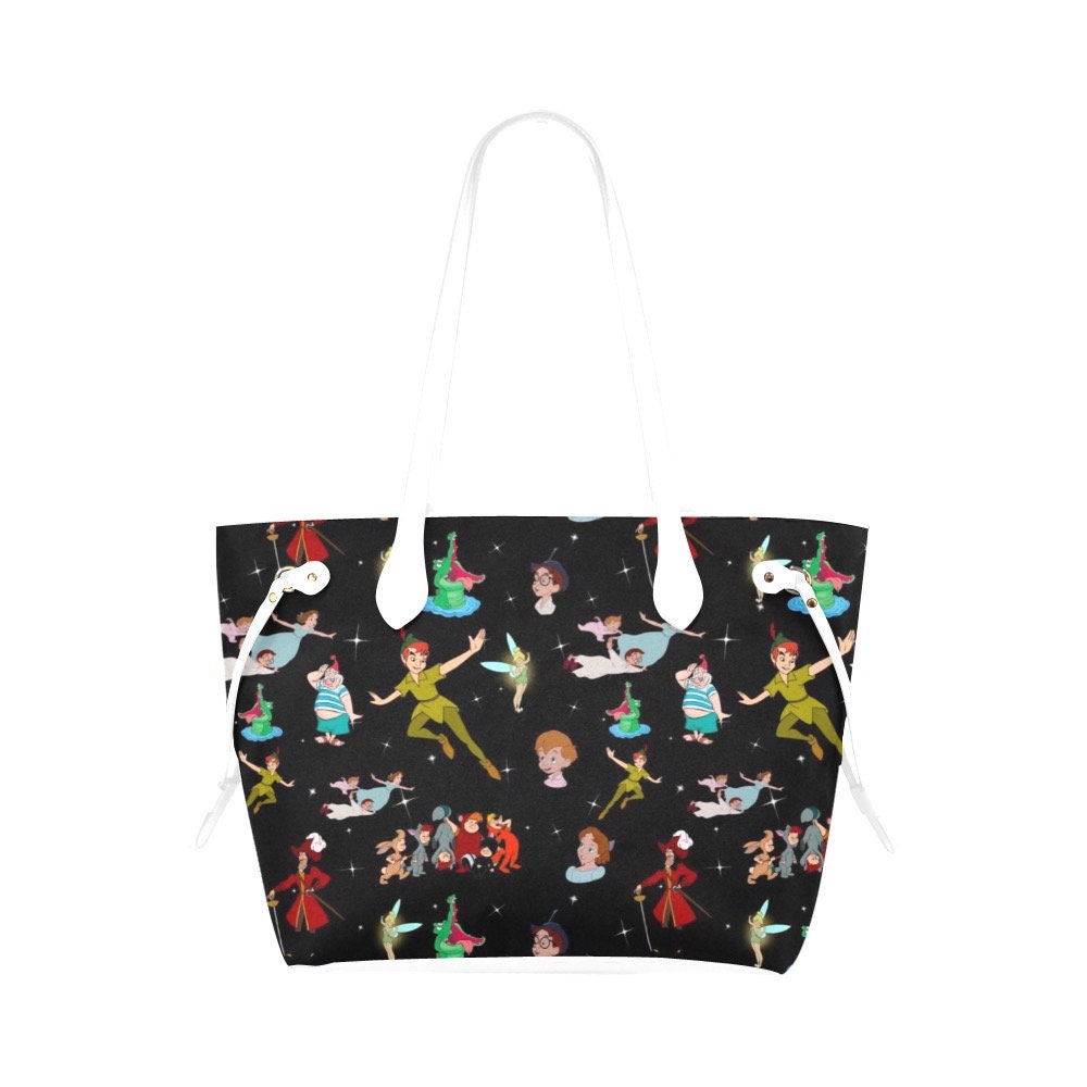 Peter Pan Canvas Tote Purse | Peter Pan Purse | Peter Pan Tote Bag ...
