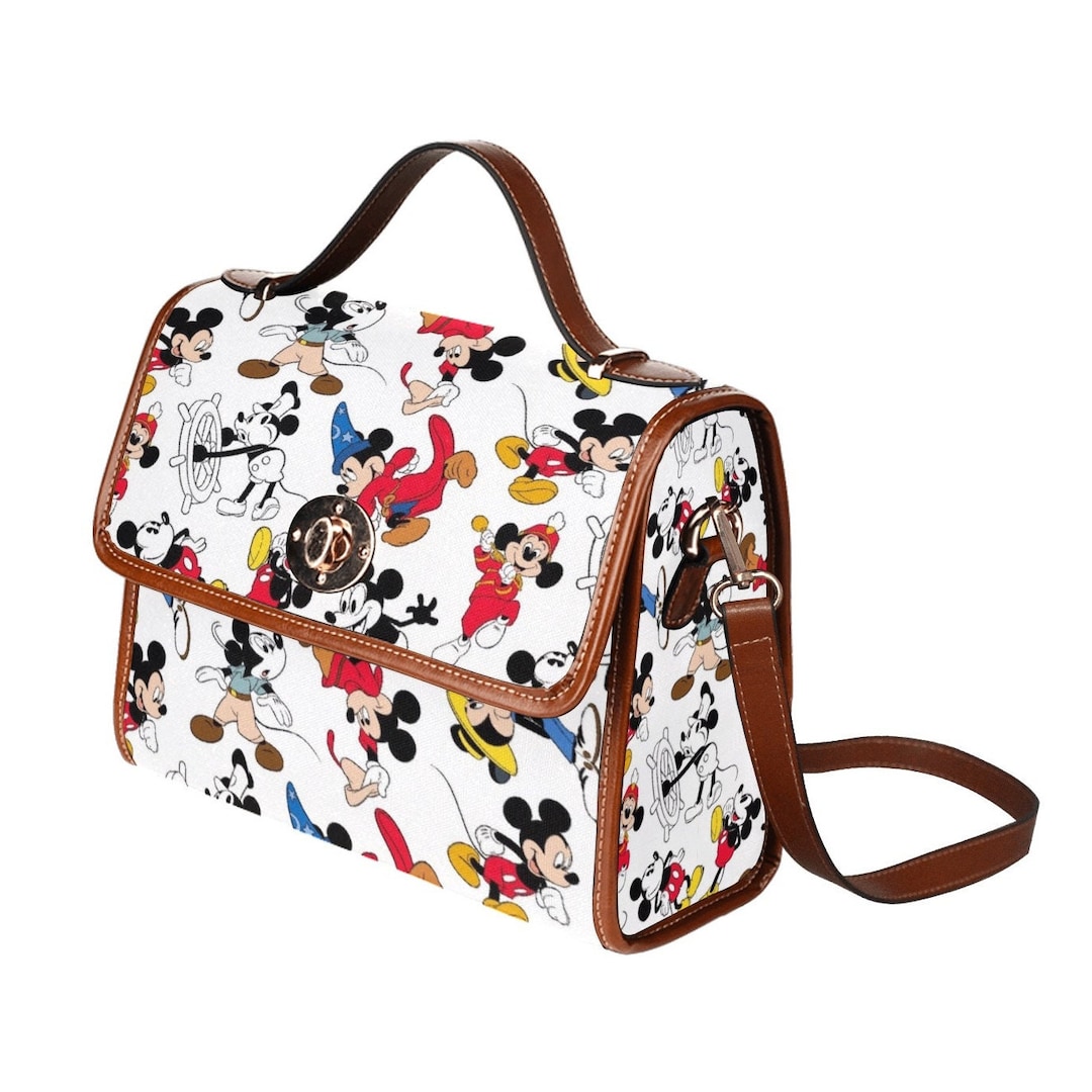 Mickey Through the Years Canvas Purse | Mickey Mouse Purse | Mickey ...